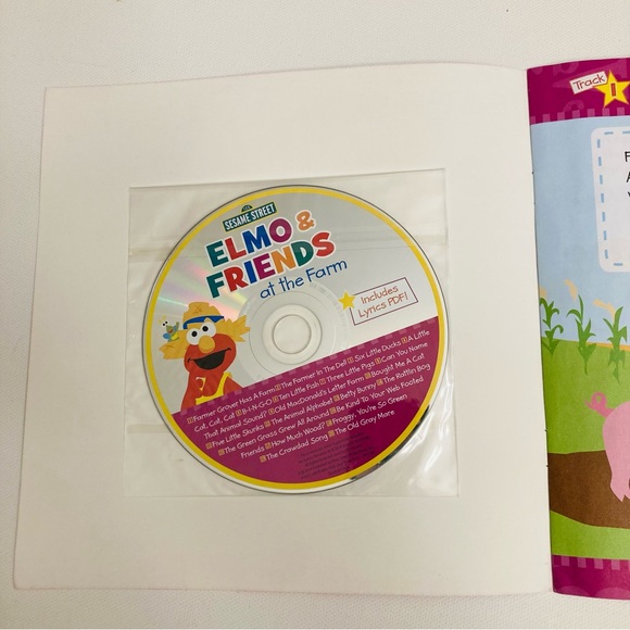 Other | Sesame Street Sing Along Book Elmo Friends At The Farm With Cd ...